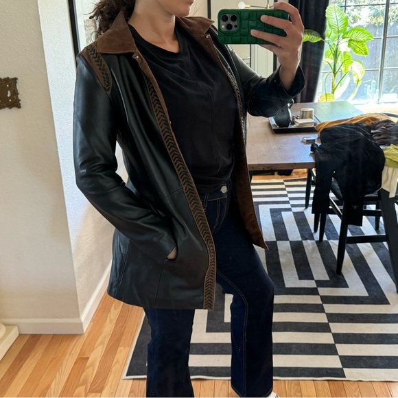 Mango | Jackets & Coats | Mango Western Genuine Leather Jacket | Poshmark